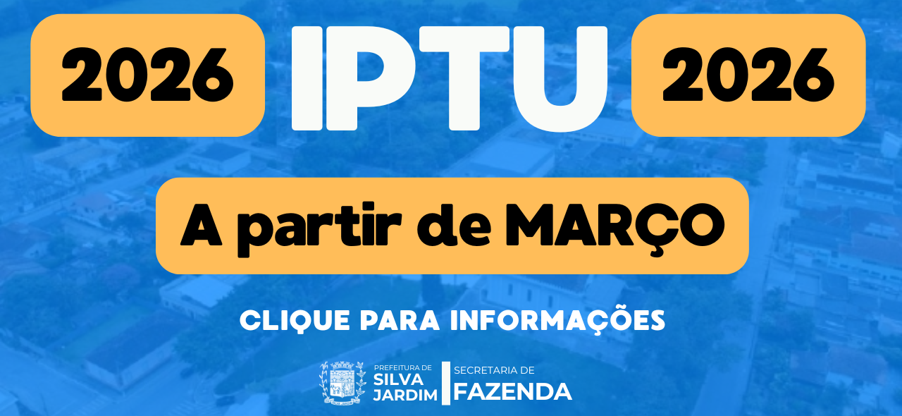 iptu 2026 — Secretaria de Fazenda - Silva Jardim